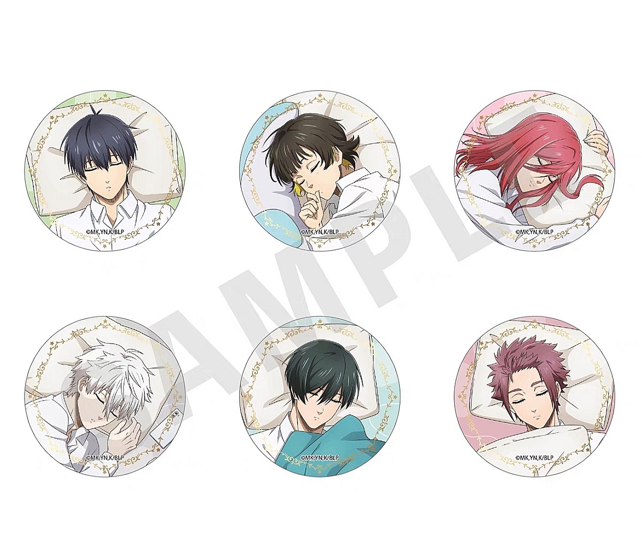 Seishiro Nagi, Blue Lock Sleeping Series Good Night Regular 57mm Badge ...